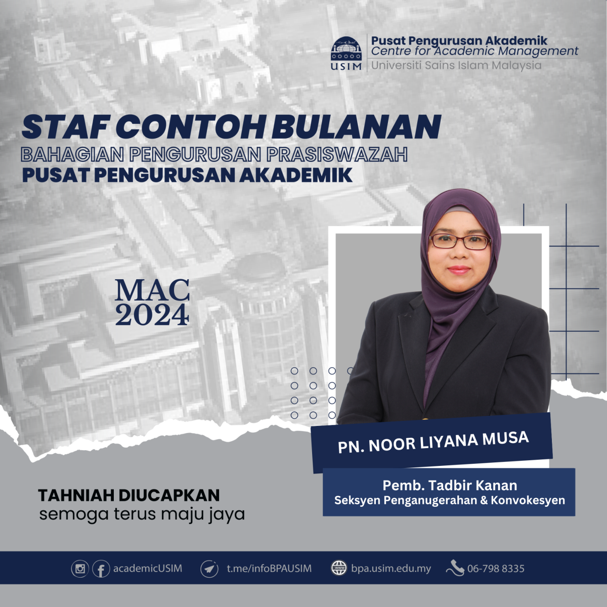 Staf Contoh BPPS – PPA USIM
